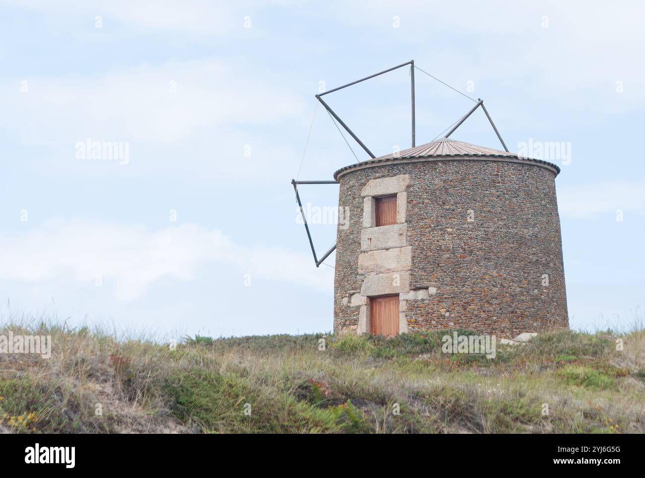 Restored ancient windmill hi-res stock photography and images - Alamy