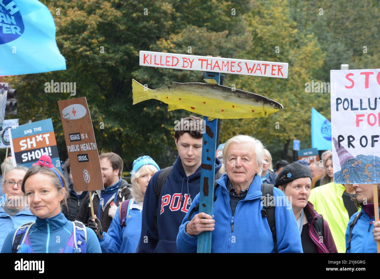 The March for Clean Water in Central London on Sunday 3rd November 2024 ...