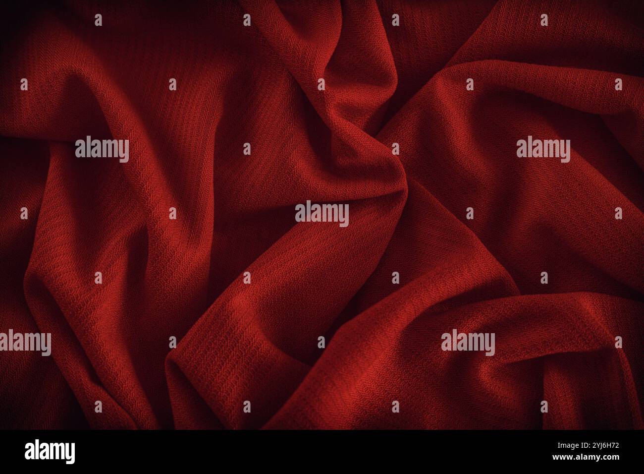 A dark red fabric texture background. Close up Stock Photo - Alamy