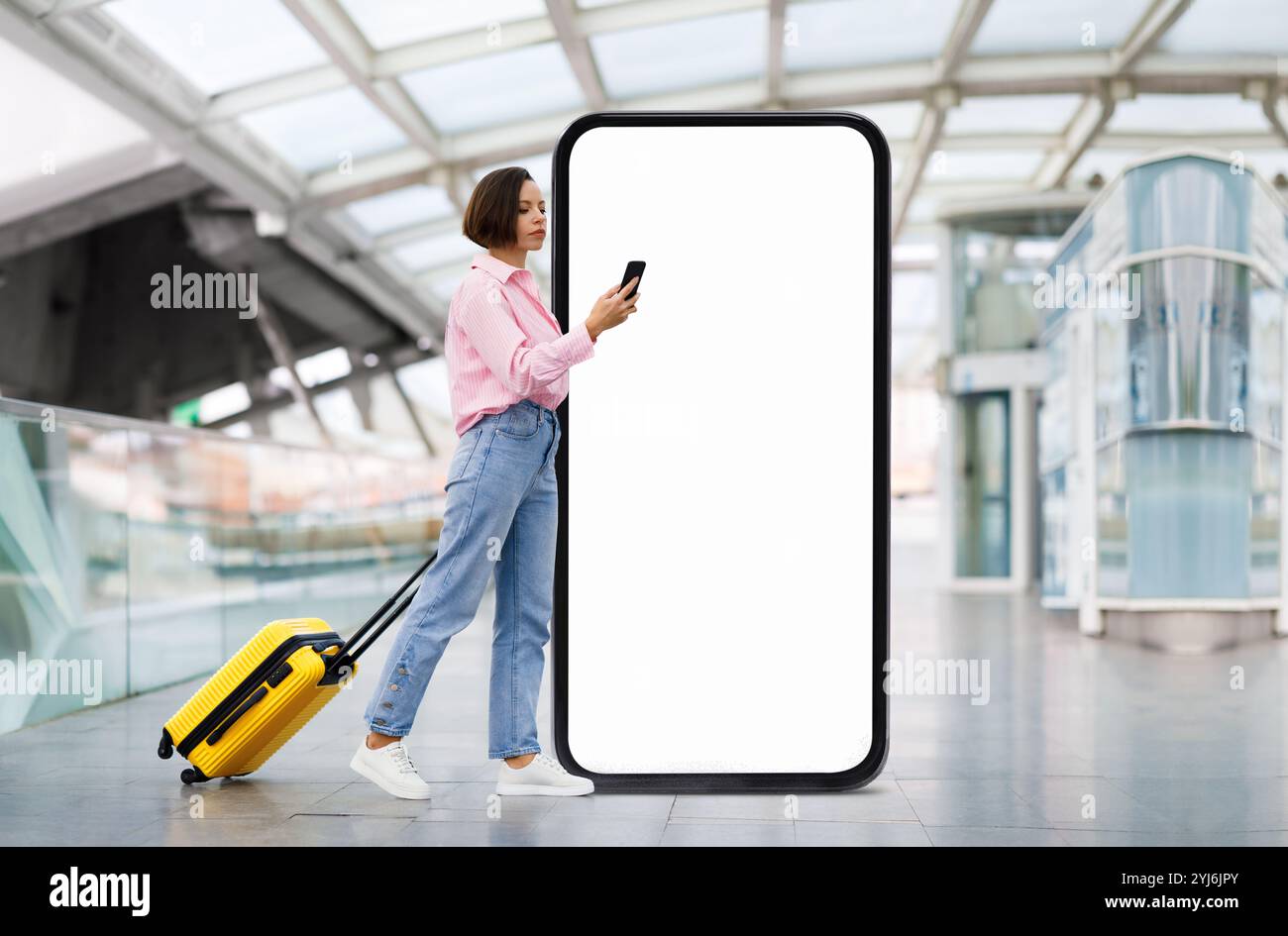 Passenger rests luggage airport hi-res stock photography and images - Alamy