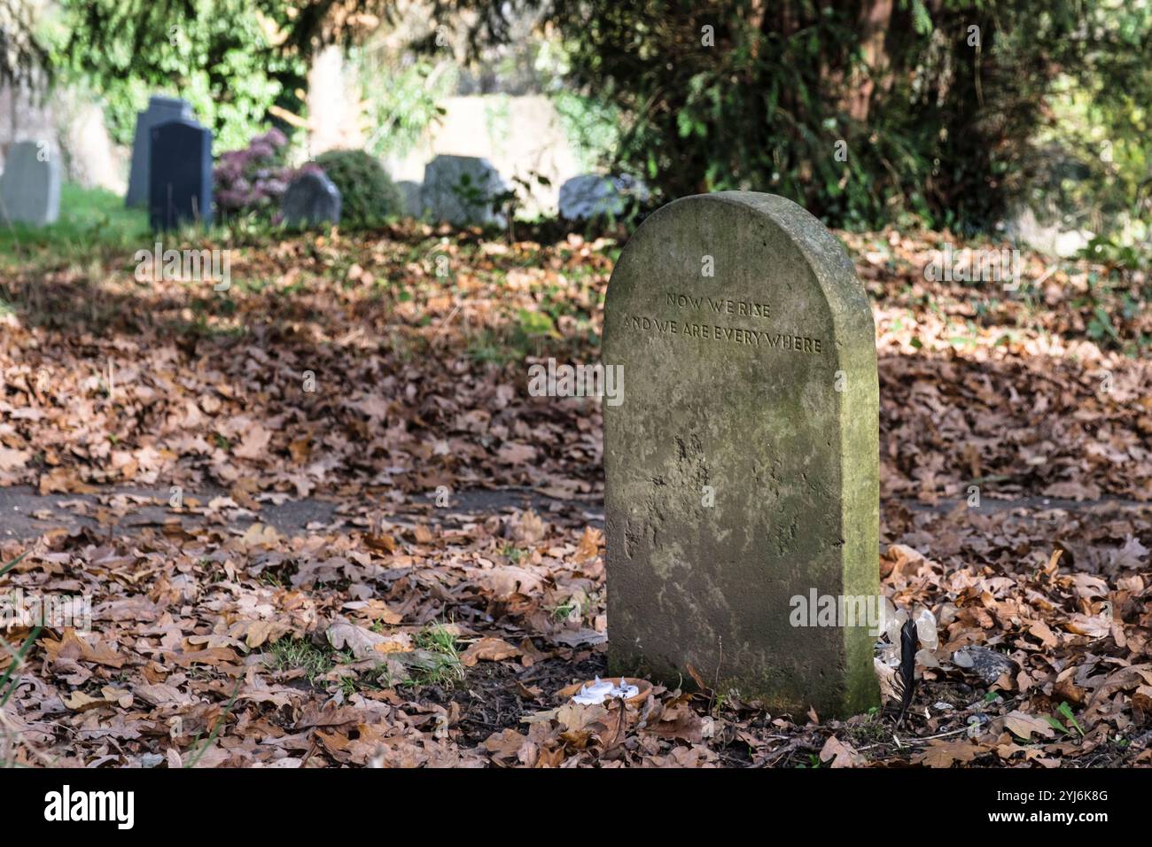 Grave stone of Singer Songwriter Nick Drake, Churchyard of St Mary ...