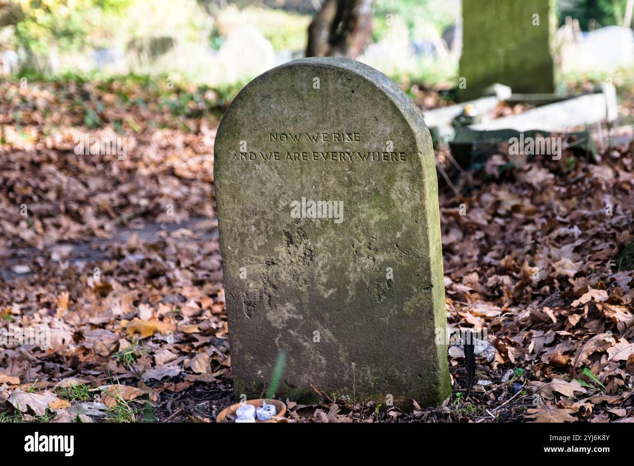 Grave stone of Singer Songwriter Nick Drake, Churchyard of St Mary ...