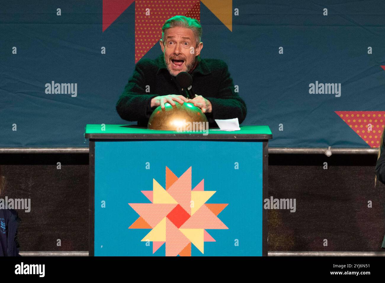 EDITORIAL USE ONLY British actor Martin Freeman at the Merry Marylebone ...