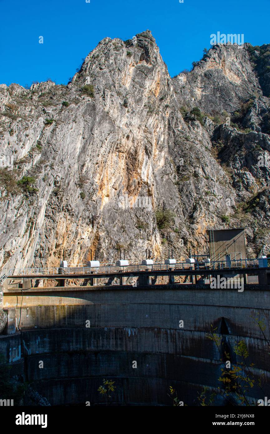 Matka Hydropower Plant, located in the Matka Stock Photo - Alamy