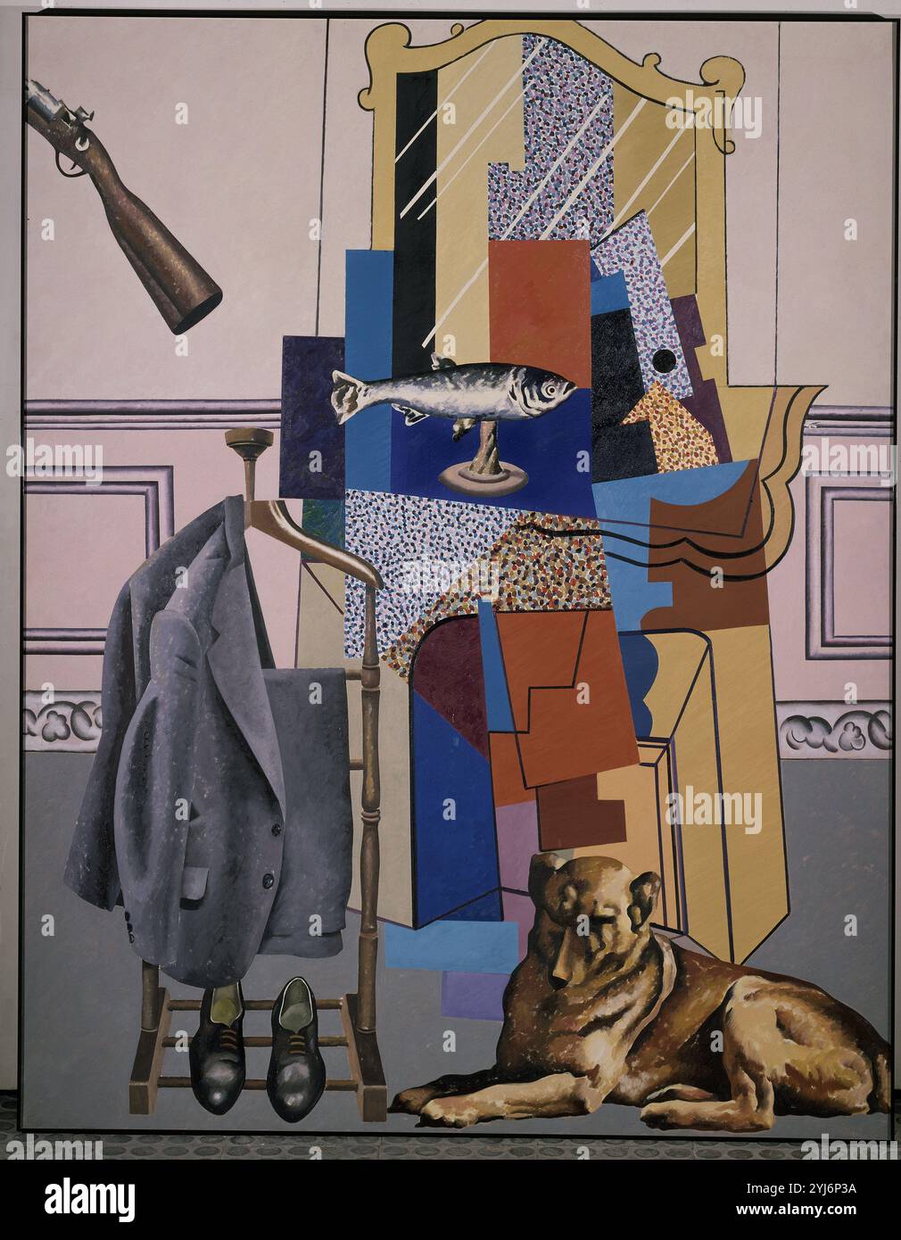 INTERIOR CON TRAJE NUEVO - SIGLO XX - 217X170 CMS. Author: EQUIPO ...