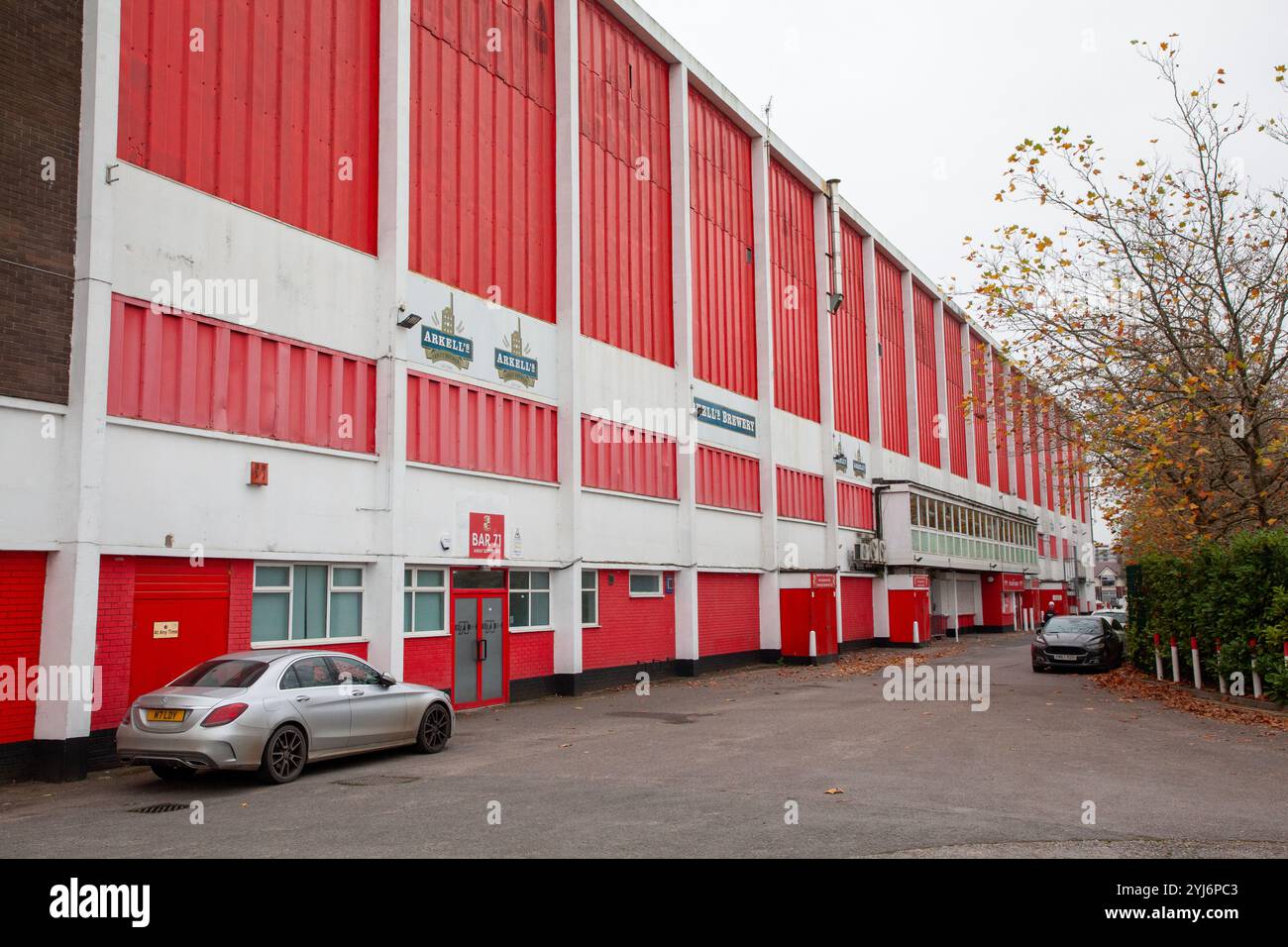 Swindon Town F.C.'s stadium The County Ground Stock Photo - Alamy