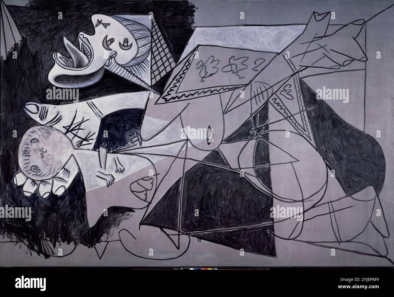 'Mother with Dead Child (II). Postscript of «Guernica»', 1937, Oil on ...