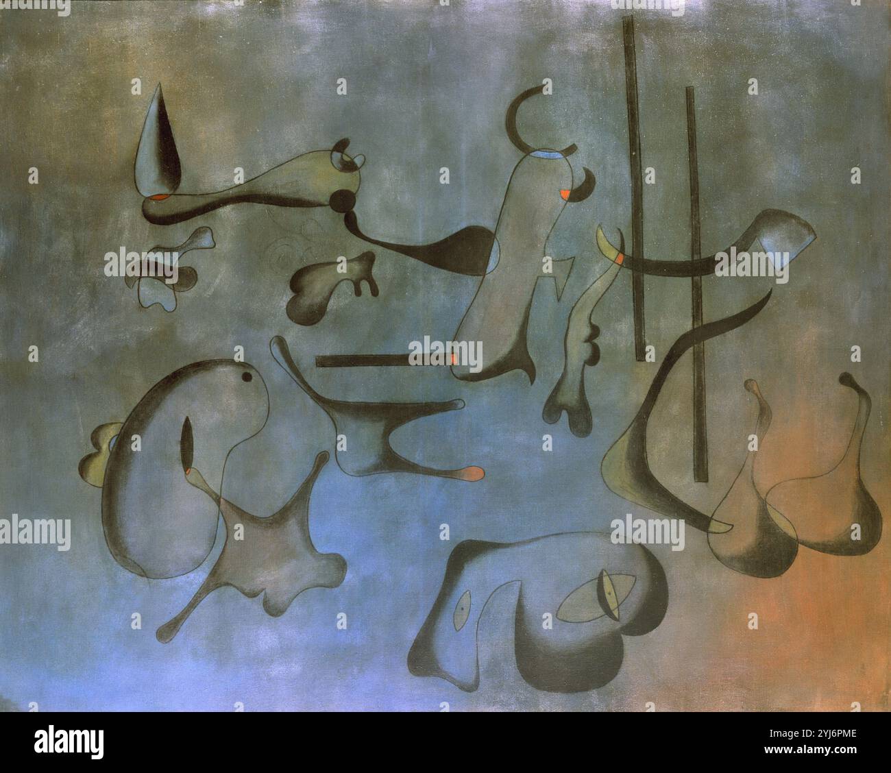 COMPOSICION - 1933 OLEO/LIENZO. Author: JOAN MIRO Stock Photo - Alamy