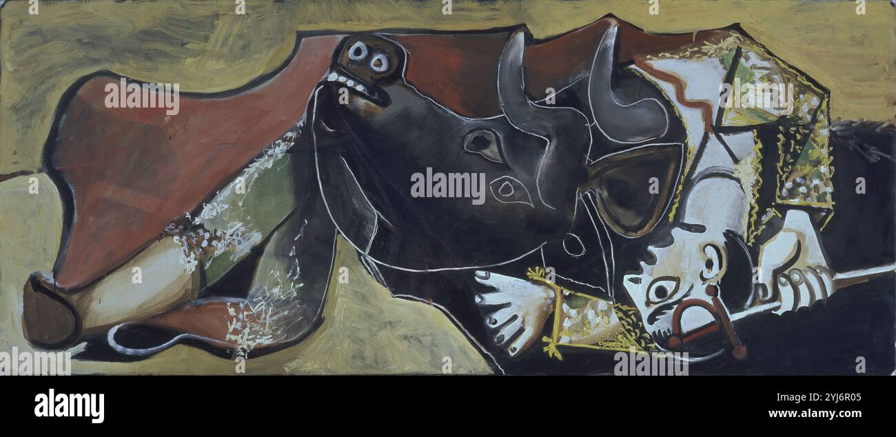 Bull Fighting: The Bull Turns - 1955. Author: PABLO PICASSO (1881-1973 ...