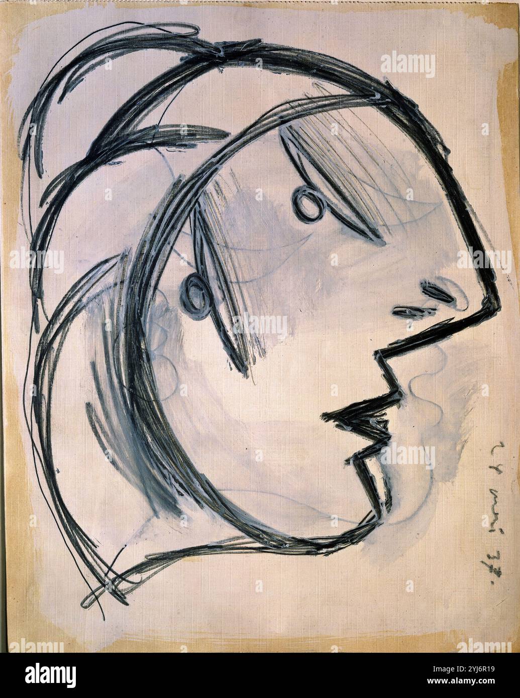 Head for Guernica. Cabeza para Guernica. September 23rd 1937. Spanish ...