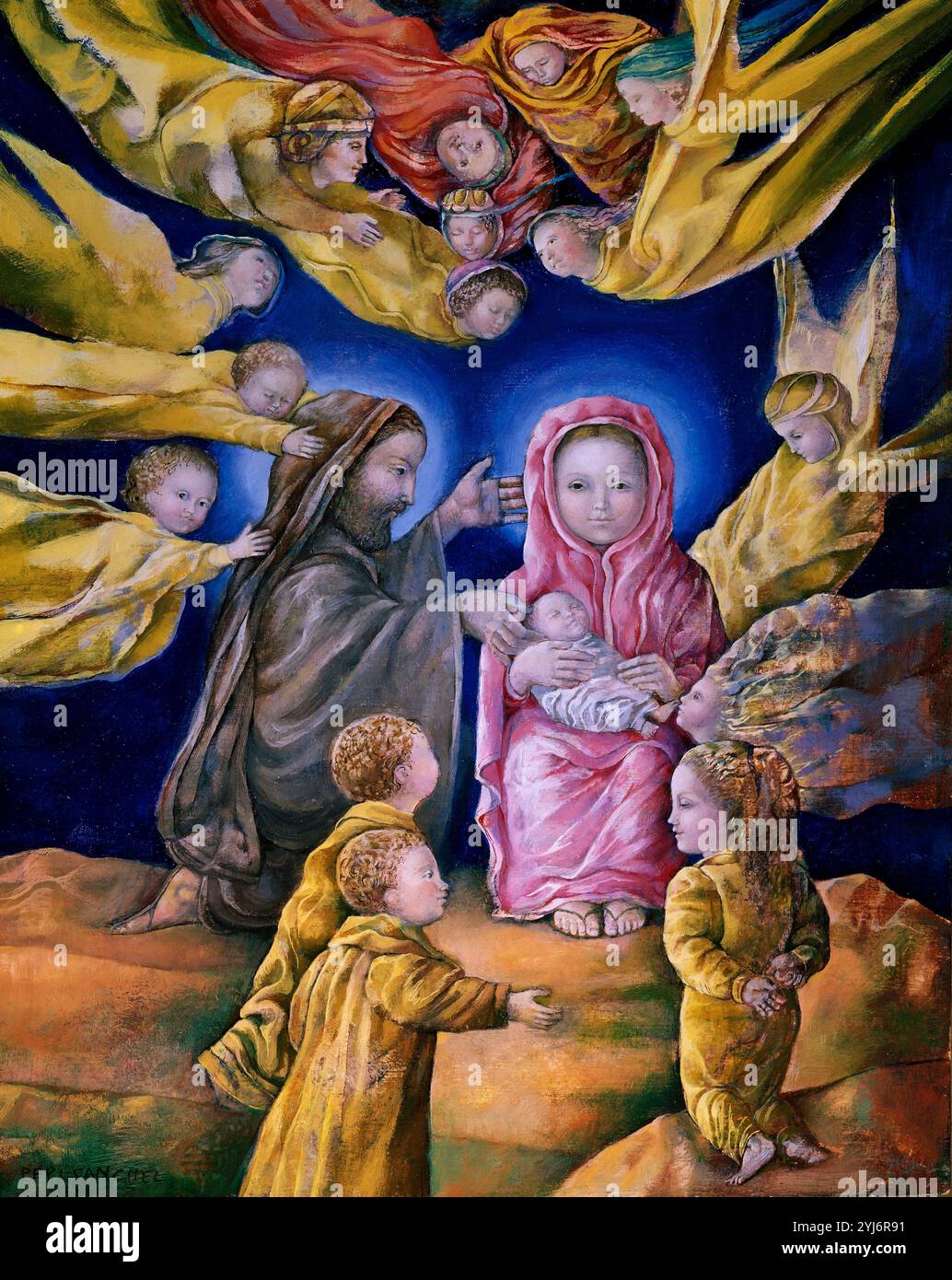 ADORACION DE LOS NIÑOS. Author: JOSEFA SANCHEZ DIAZ (1929-2012) PEPI ...