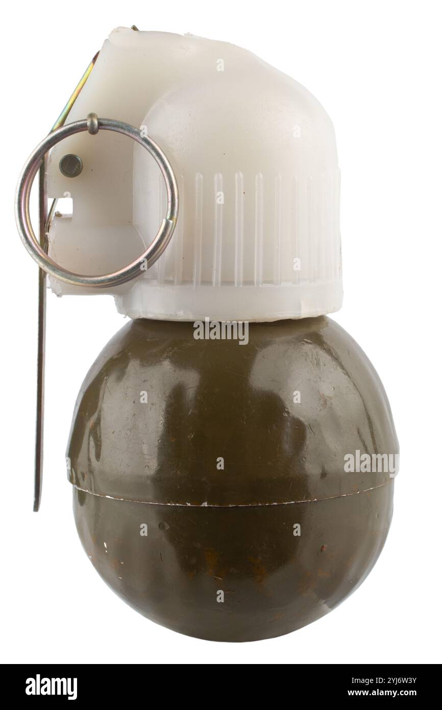 hand grenade RGN isolated on white background Stock Photo - Alamy