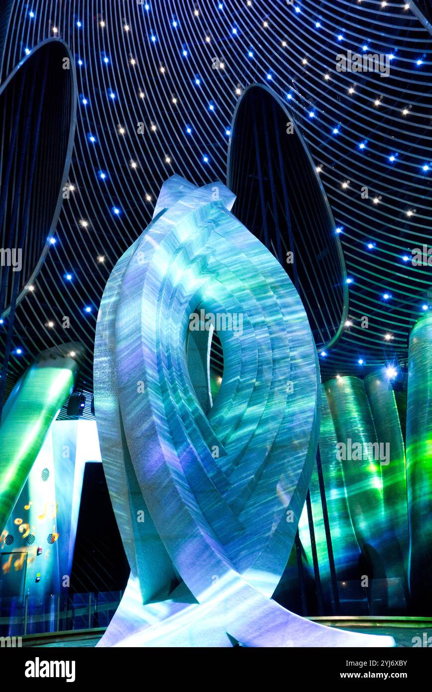 Mass damper of shanghai tower Stock Photo - Alamy