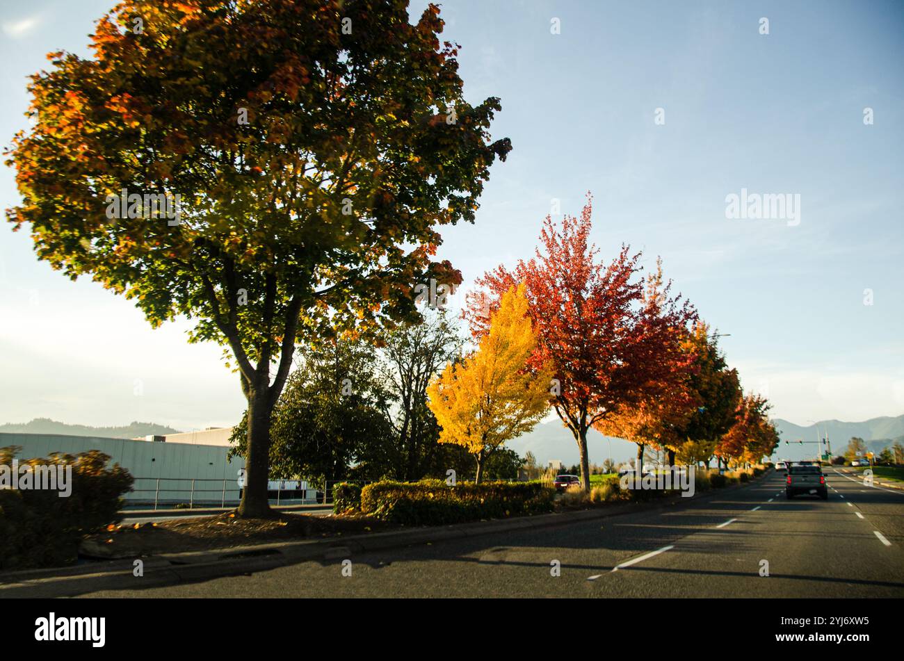 Spectacular view of Fraser Valley countryside around Mission, British ...