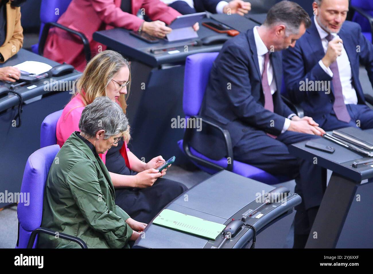 Berlin, Deutschland, 13.11.2024: Deutscher Bundestag: 199 ...