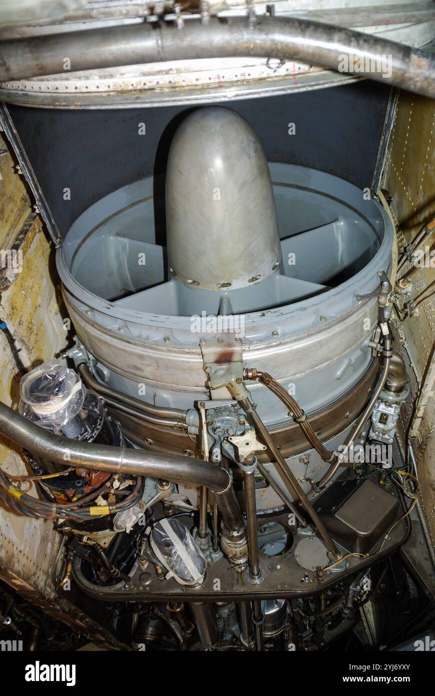 Rolls Royce Olympus jet engine inside an Avro Vulcan B2 Cold War ...