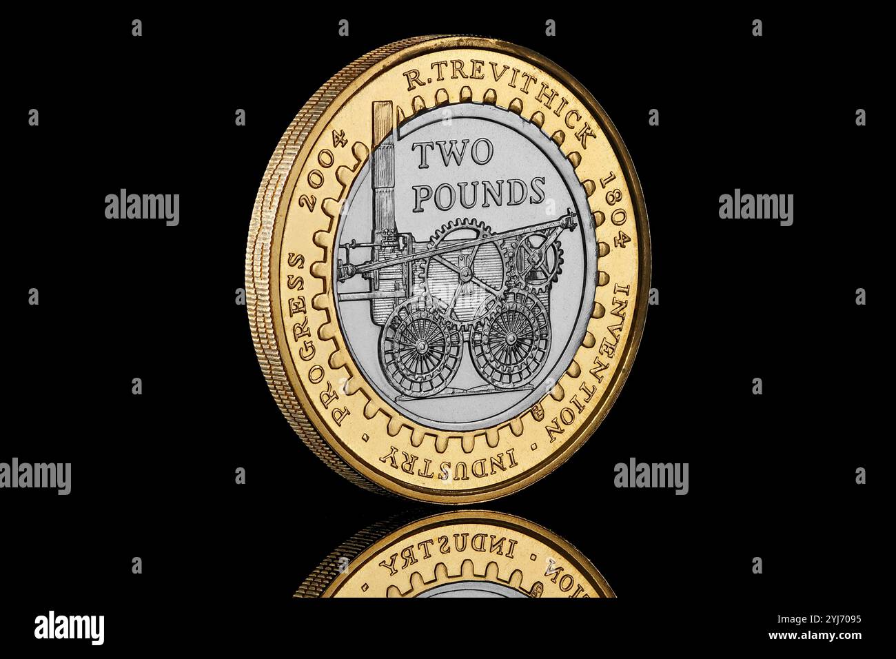 1804 trevithick steam locomotive hi-res stock photography and images ...