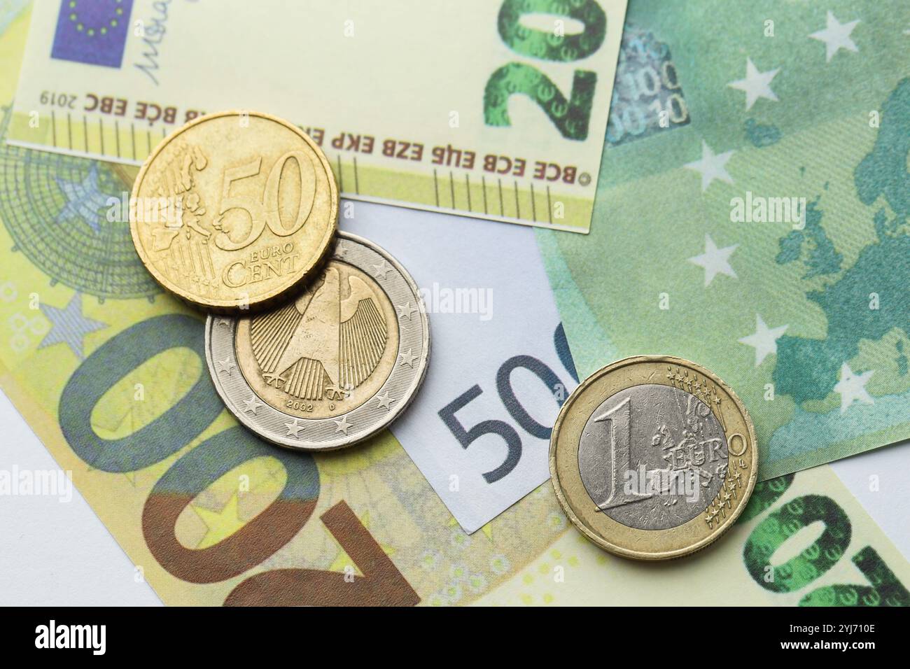 Many different european banknotes hi-res stock photography and images ...