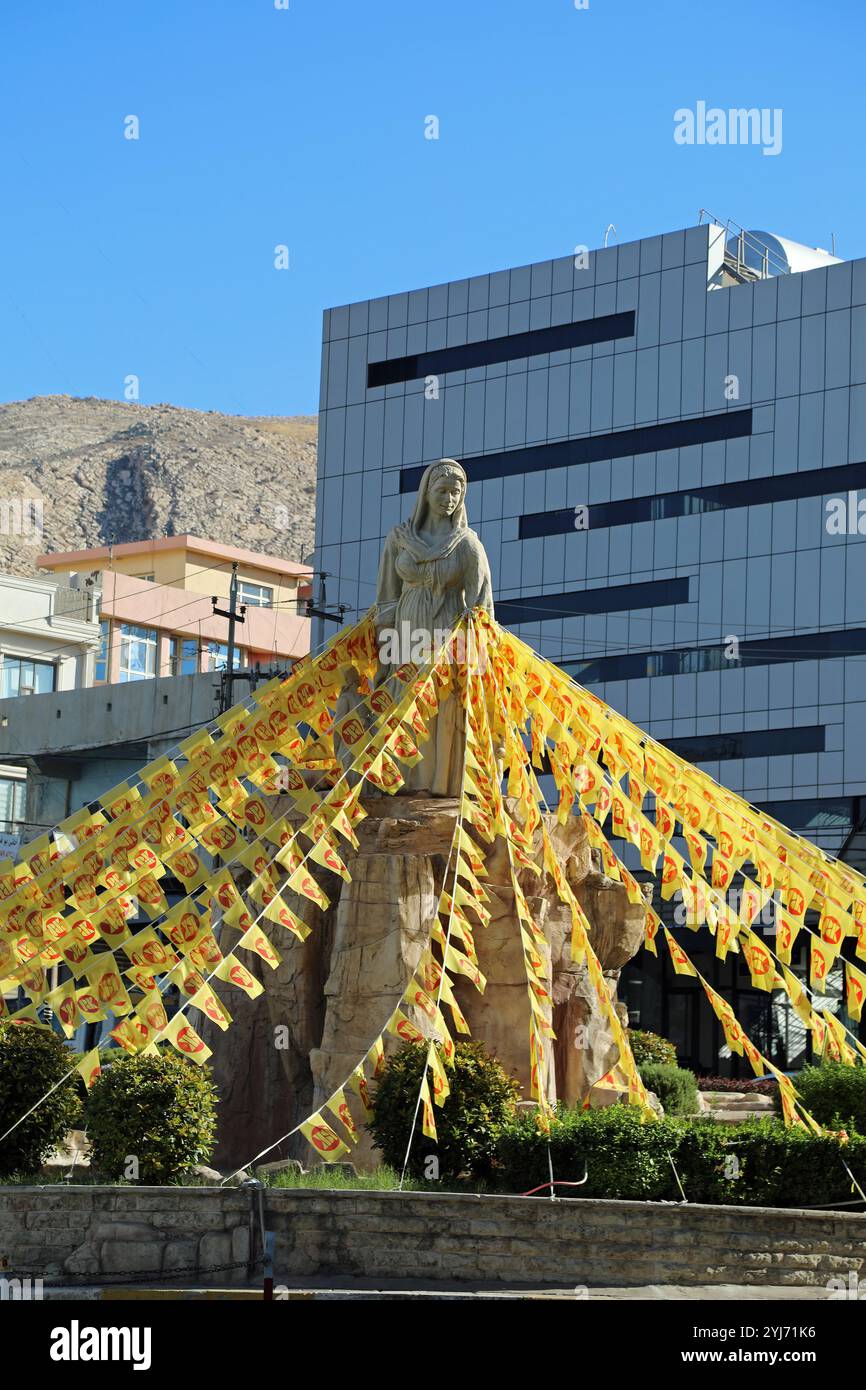 Political flags of the Kurdish Democratic Party designed by Hussain ...