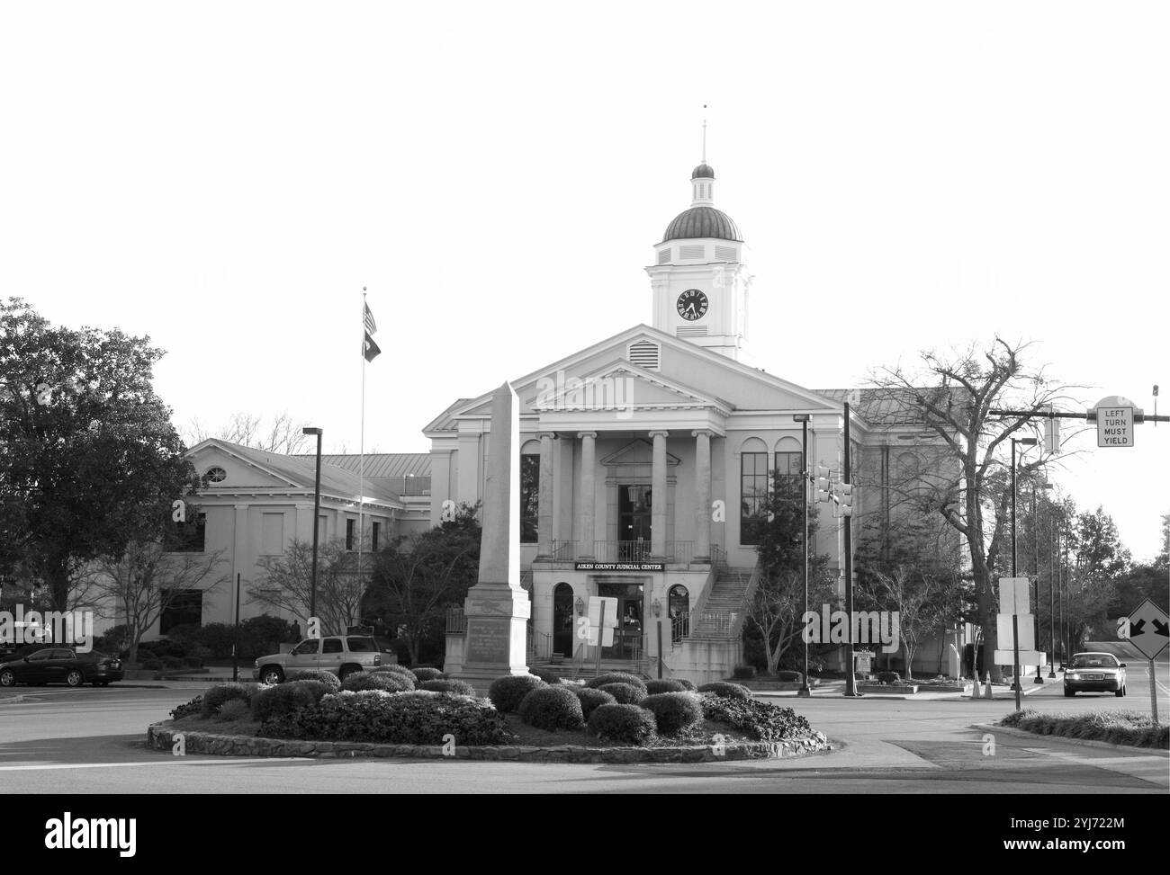 Exterior of the historic Aiken County Courthouse in Aiken, South ...