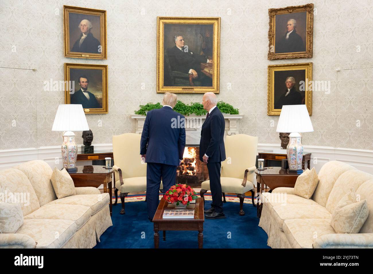 President Joe Biden speaks with President-elect Donald Trump, Wednesday ...