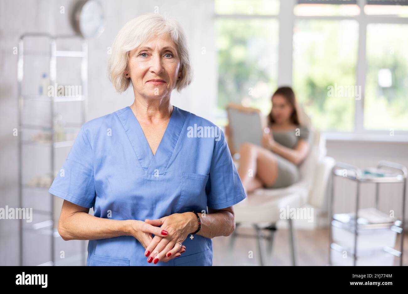 Elderly russian woman wearing hi-res stock photography and images - Alamy