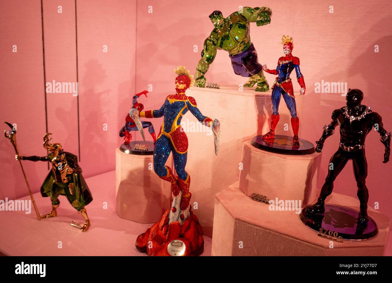 The interior of the Swarovski global flagship store features a full ...