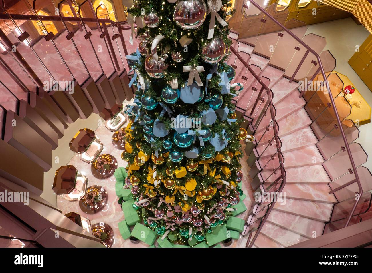 The interior of the Swarovski global flagship store features a full ...