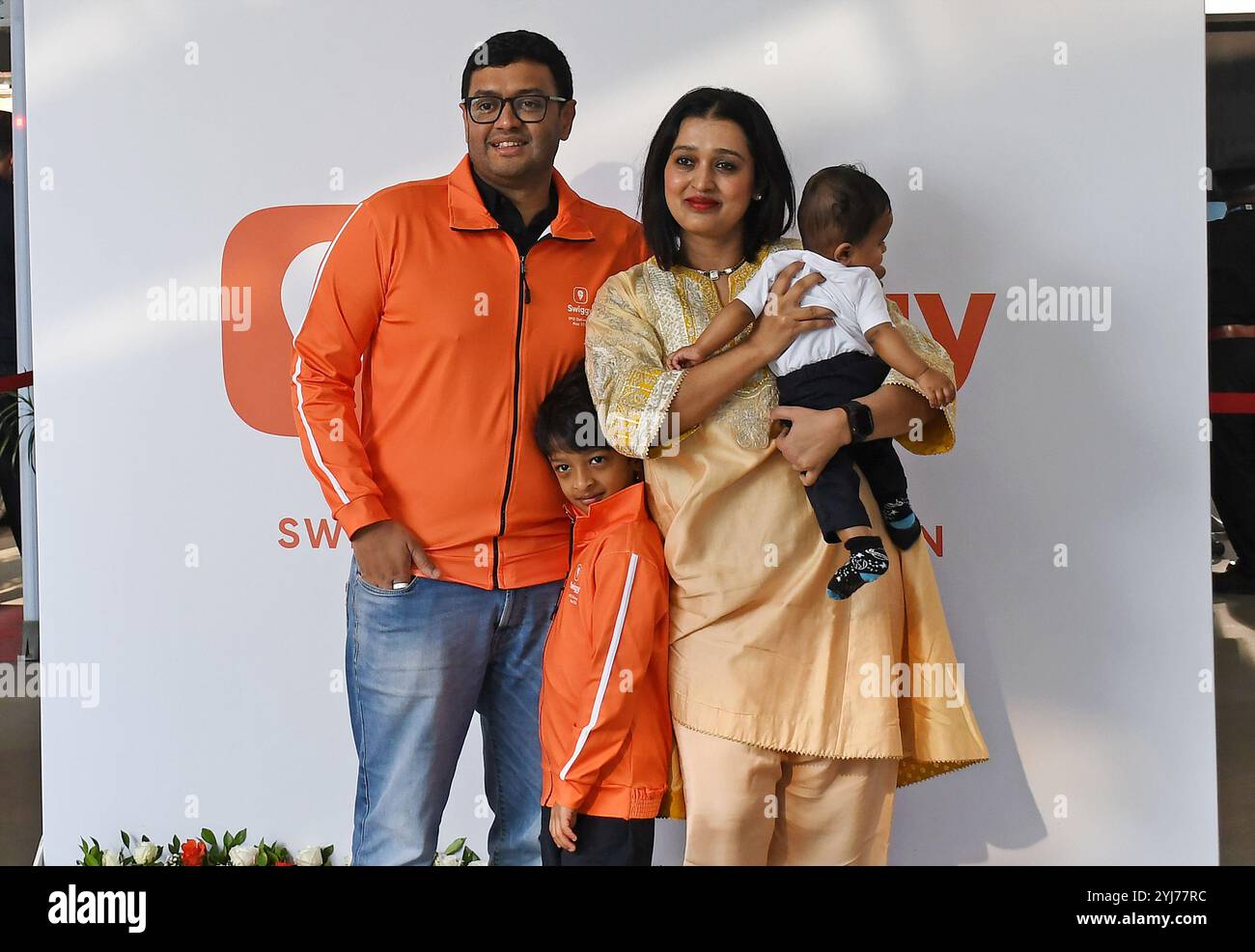 Mumbai, India. 13th Nov, 2024. L-R Sriharsha Majety, Managing Director (MD) and Group Chief ...