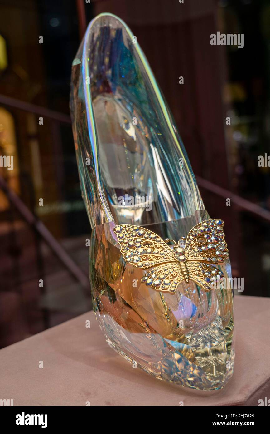 The interior of the Swarovski global flagship store features a full ...