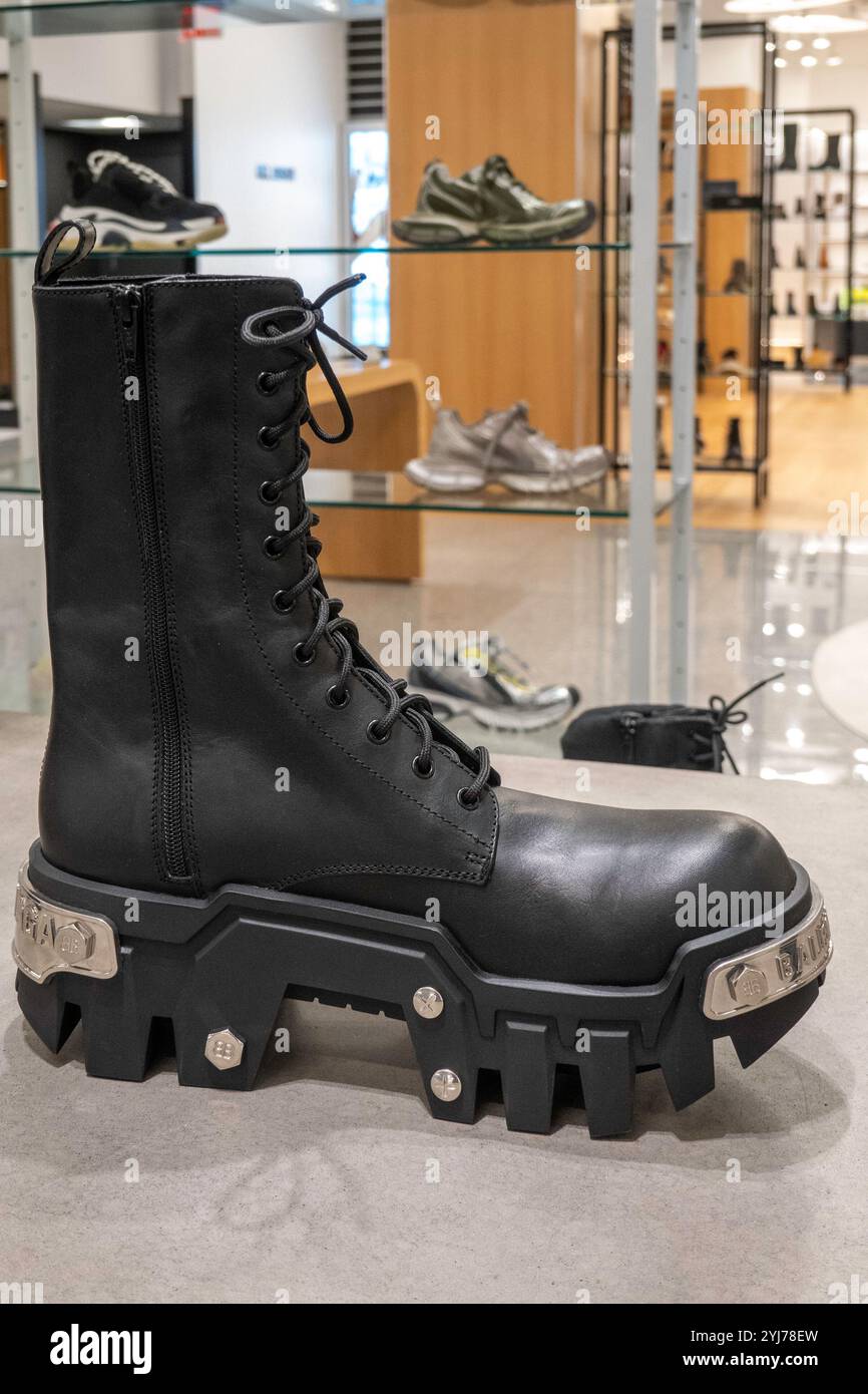 Mens designer shoe department in Bloomingdale's flagship store in New ...