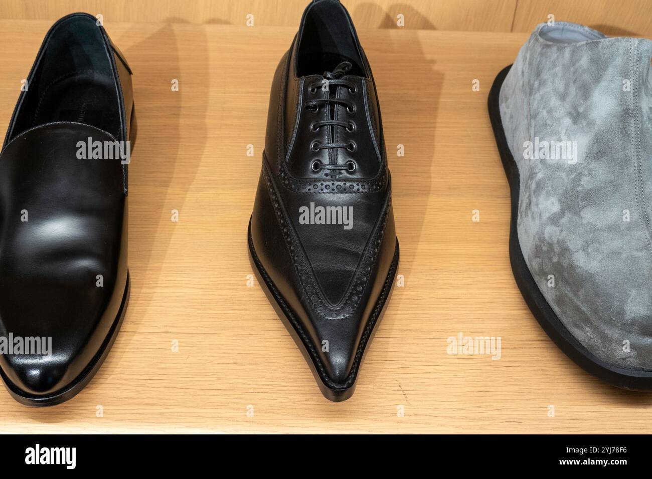 Mens designer shoe department in Bloomingdale's flagship store in New ...