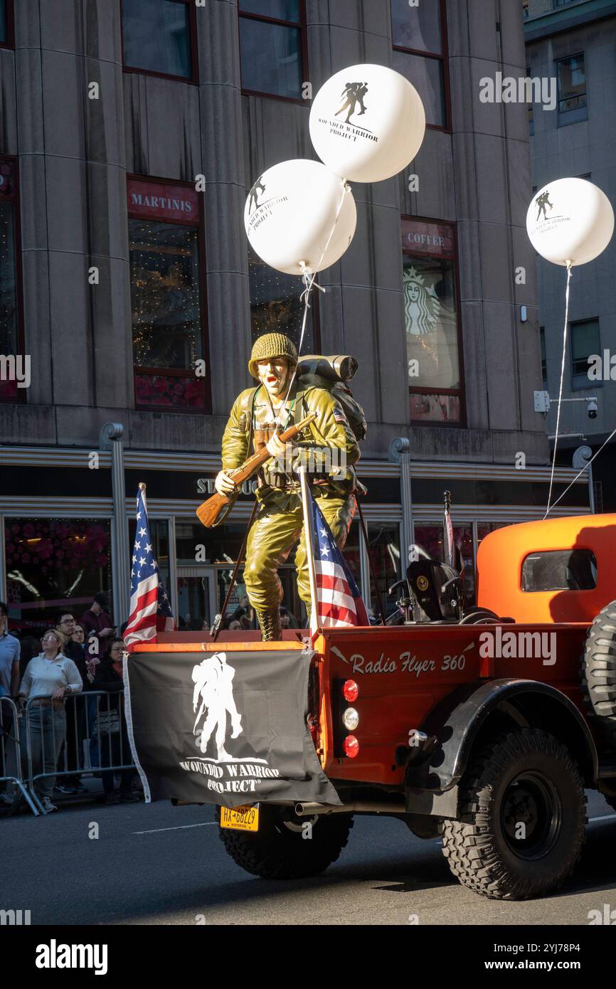 Veterans Day Parade on Fifth Avenue, NYC, USA, 2024 Stock Photo - Alamy