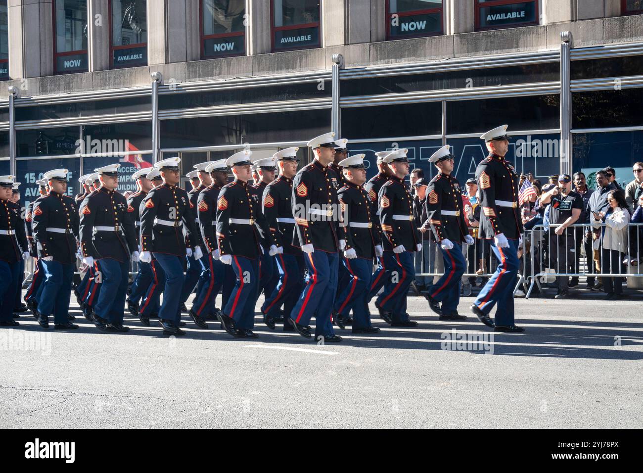 Veterans Day Parade on Fifth Avenue, NYC, USA, 2024 Stock Photo - Alamy