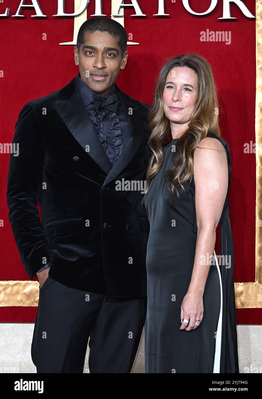 London, UK. November 13th, 2024. Alexander Karim and Malin Karim ...