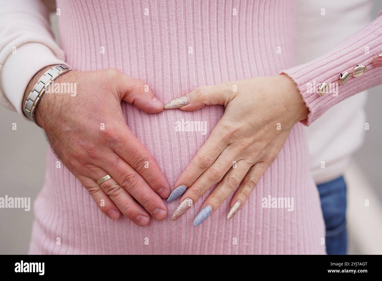 Expecting Love: A Heartfelt Maternity Moment Captured in Soft Pastels ...