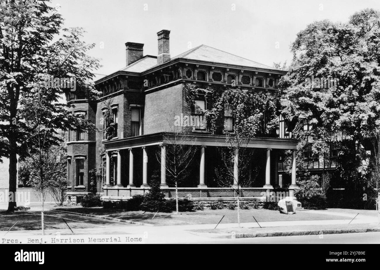 President Benjamin Harrison Memorial Home, Indianapolis Indiana USA ...