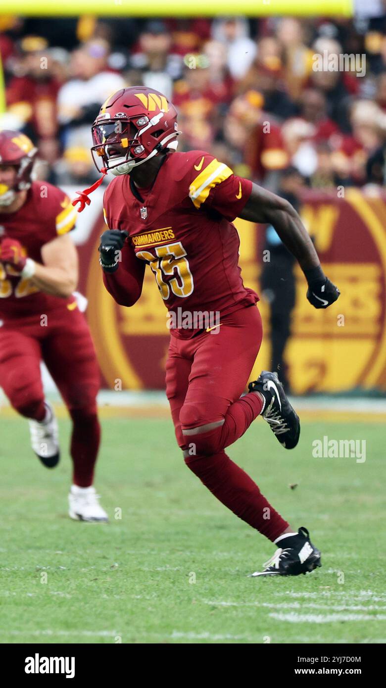 Washington Commanders safety Percy Butler (35) rushes during an NFL ...