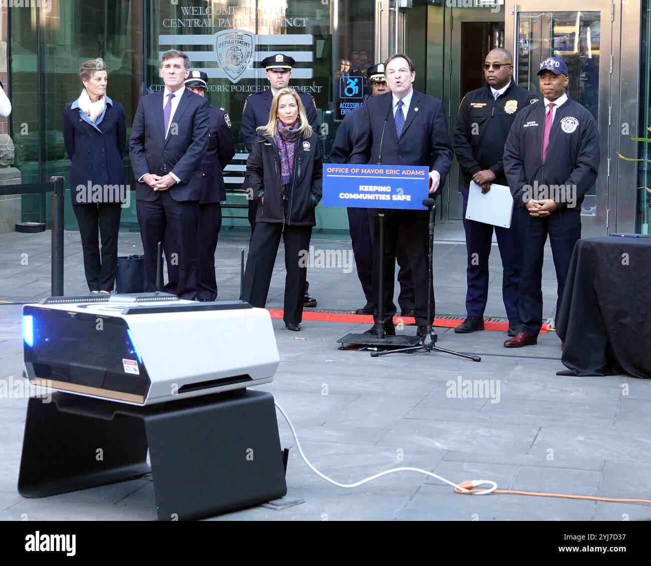 New York City, Ny, USA. 13th Nov, 2024. NYC Mayor Eric Adams and ...