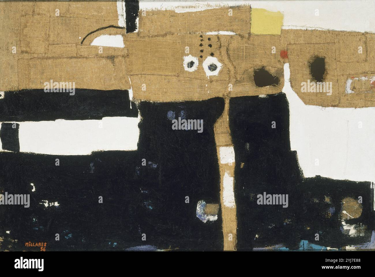 COMPOSICION-1956-. Author: MANUEL MILLARES. Location: MUSEO REINA SOFIA ...