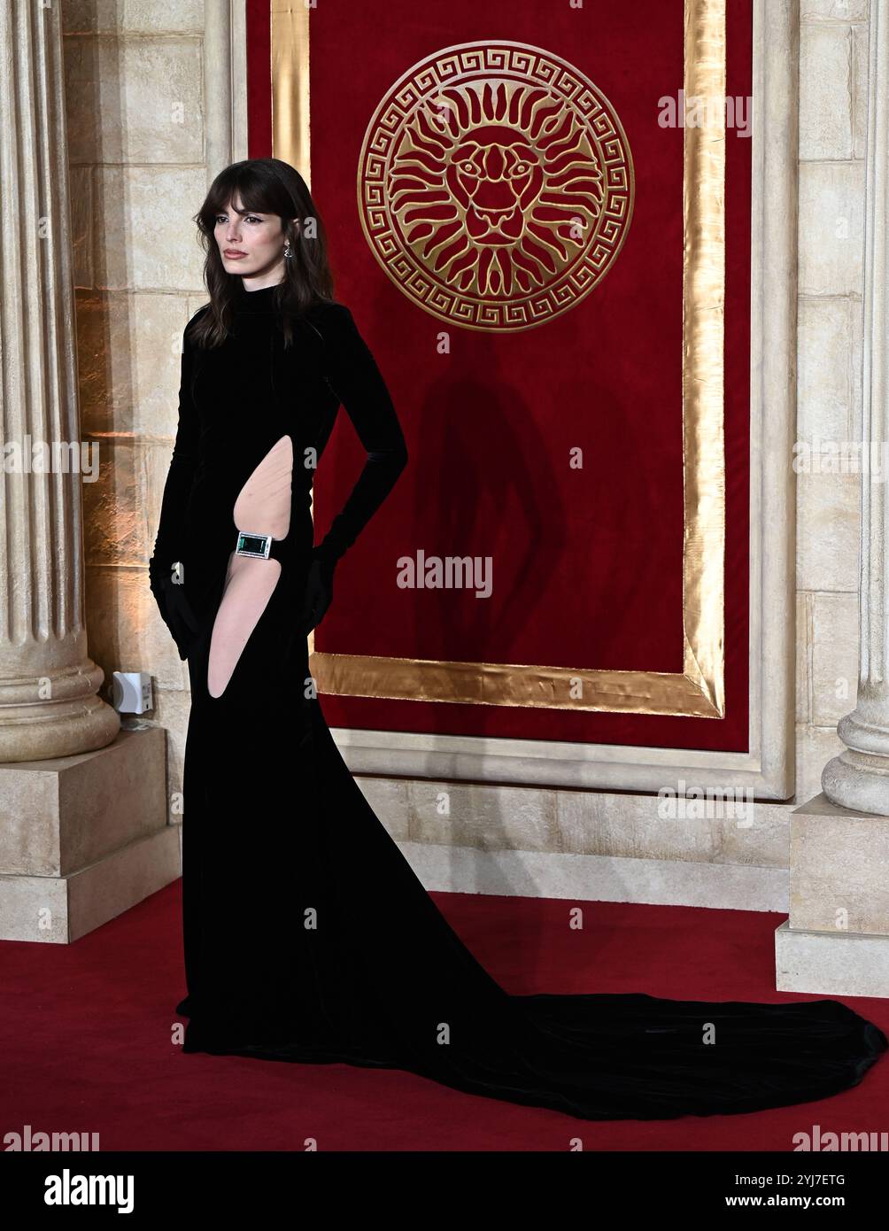 LONDON, UK. 11th Nov, 2024. Lux Pascal attends "Gladiator II" The Royal ...