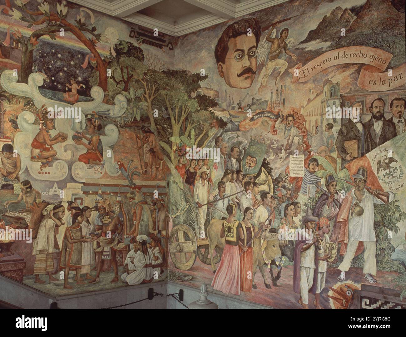 Mural oaxaca palacio gobierno hi-res stock photography and images - Alamy