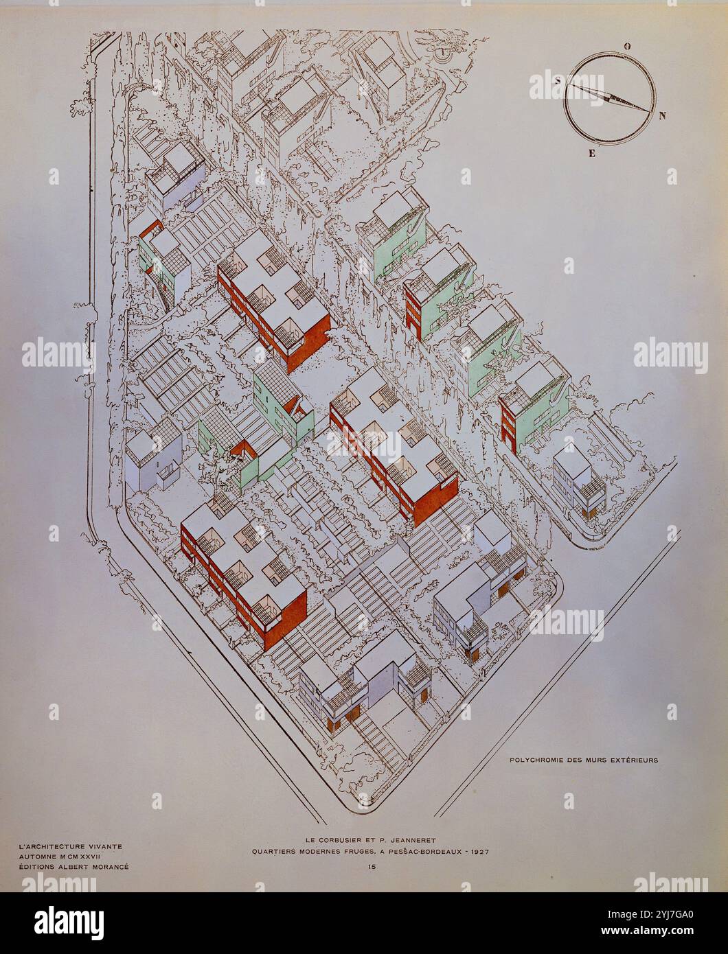 Le corbusier paris plan hi-res stock photography and images - Alamy