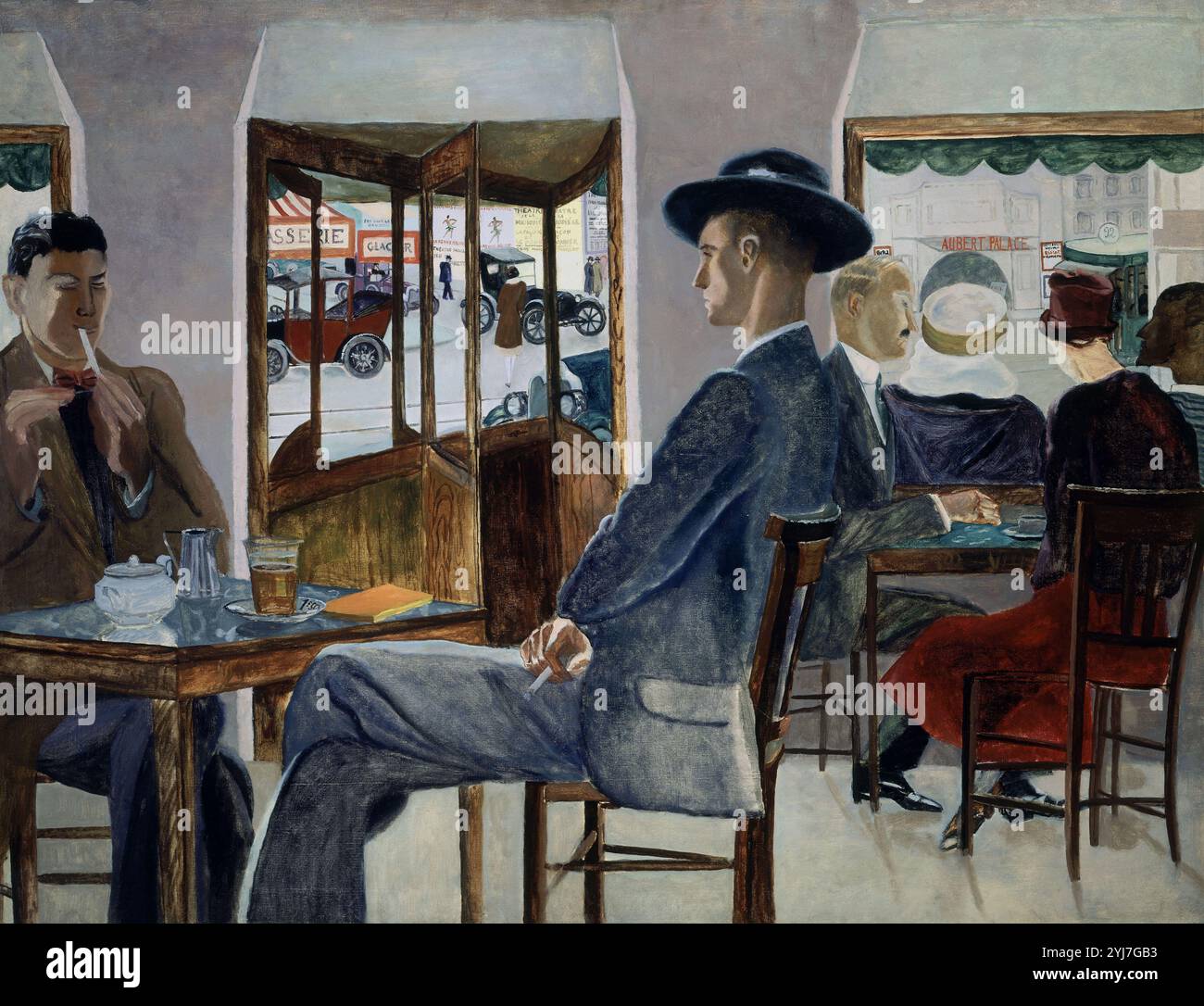 AUTORRETRATO CON SU AMIGO FERNANDO REGOYOS - 1926 - O/L - 1,00 x 1,32 ...