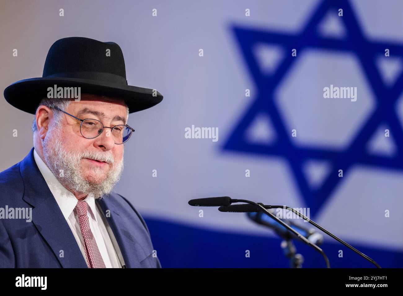 13 November 2024, North Rhine-Westphalia, Duesseldorf: Chief Rabbi ...