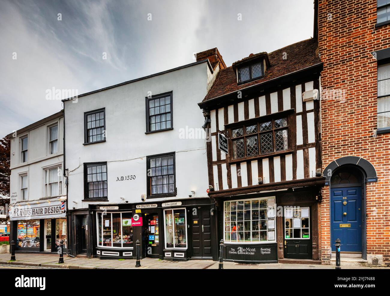 Canterbury, a historic town in Kent, southeastern England Stock Photo ...