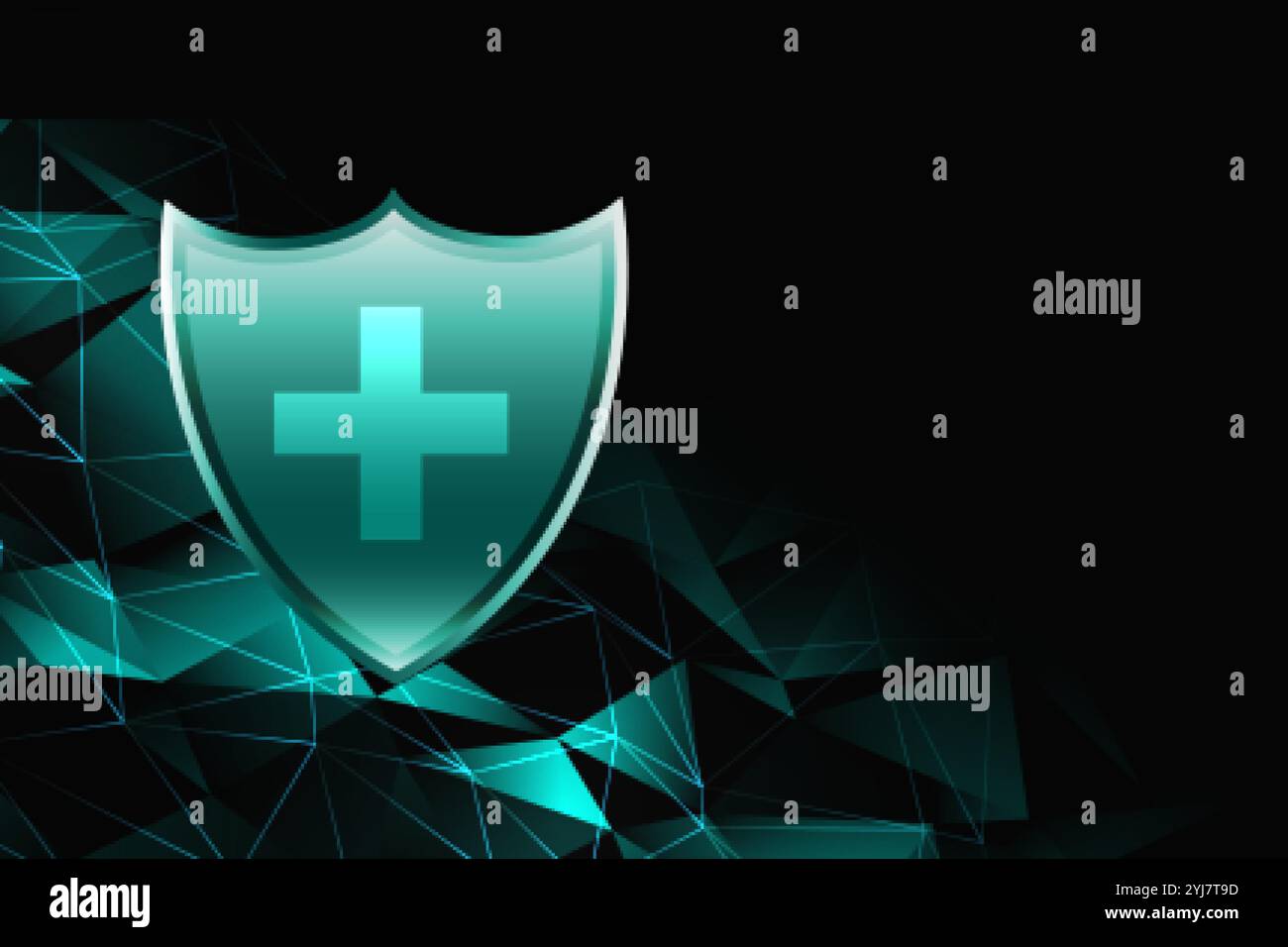 medical healthcare shield background for virus and germs protection ...