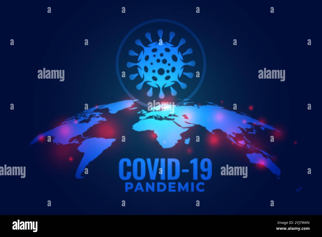 covid-19 coronavirus global pandemic infection background design Stock ...