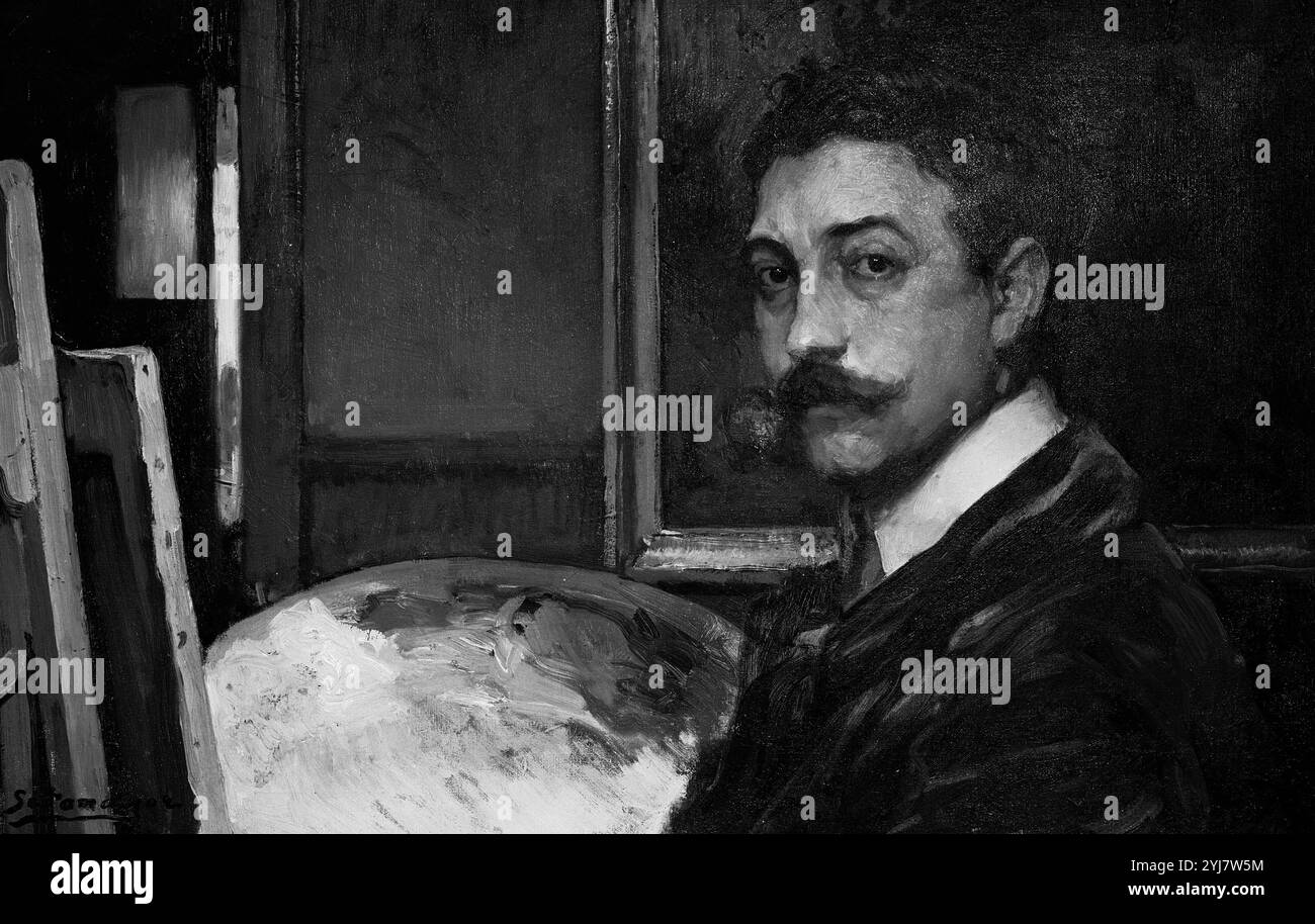 AUTORRETRATO DE FERNANDO ALVAREZ DE SOTOMAYOR- 1875/1960. Author ...