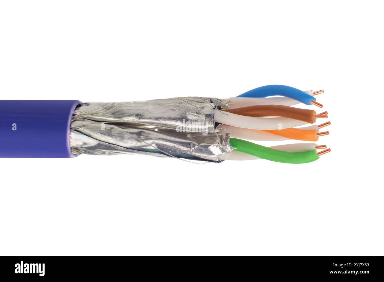 Ethernet shielded cable hi-res stock photography and images - Alamy